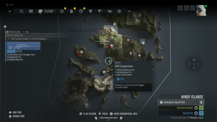 Ghost Recon Breakpoint Weapon Attachments Location