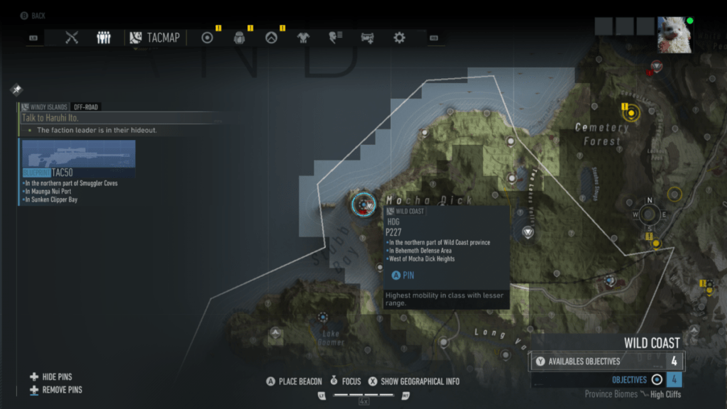 Weapon Blueprints locations - Ghost Recon Breakpoint