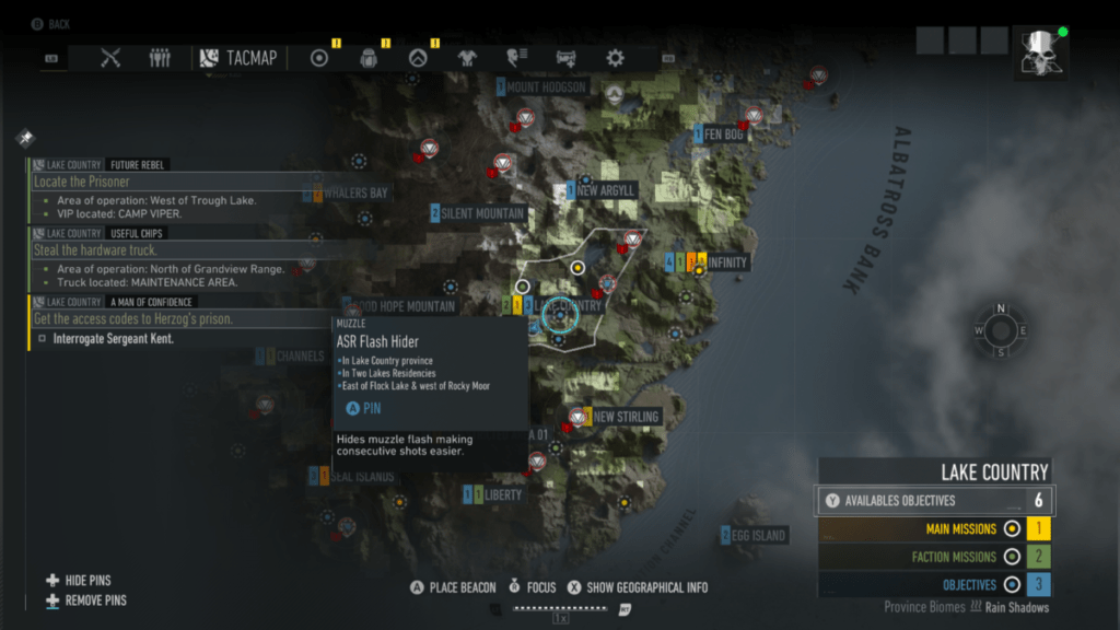Ghost Recon Breakpoint Weapon Attachments Location