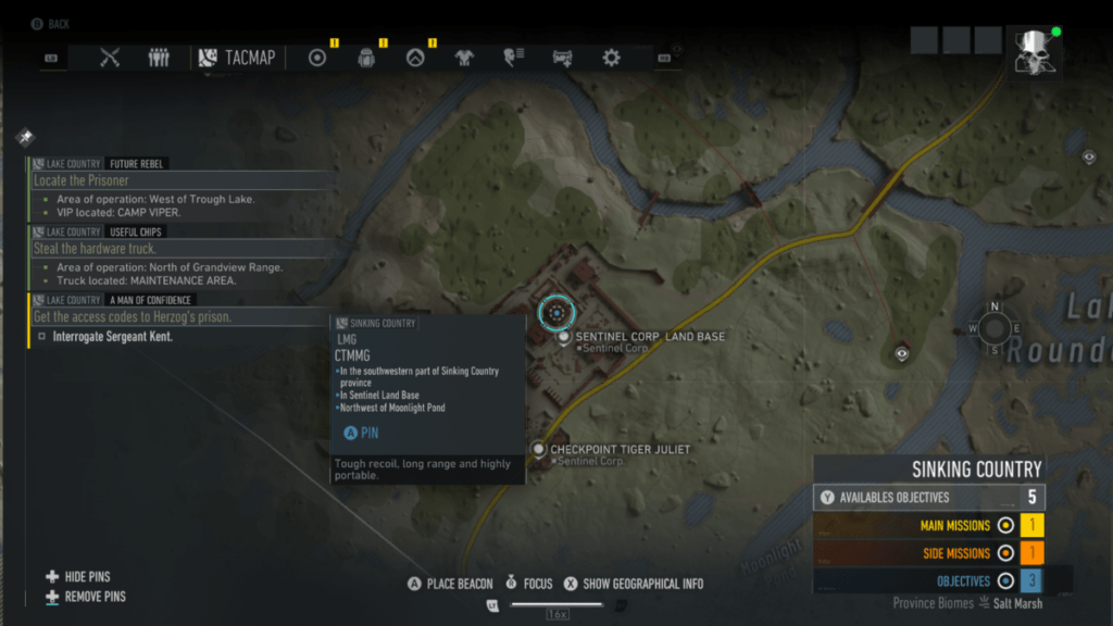 Weapon Blueprints locations - Ghost Recon Breakpoint