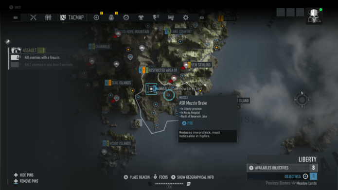 Ghost Recon Breakpoint Weapon Attachments Location