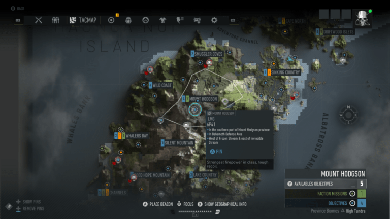 Ghost Recon Breakpoint Weapon Blueprints locations