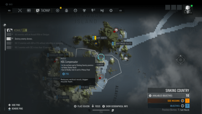 Ghost Recon Breakpoint Weapon Attachments Location