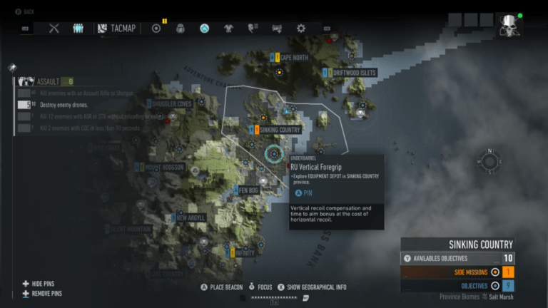 Weapon Attachments Location - Ghost Recon Breakpoint