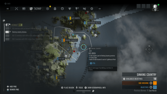 Ghost Recon Breakpoint Weapon Blueprints locations